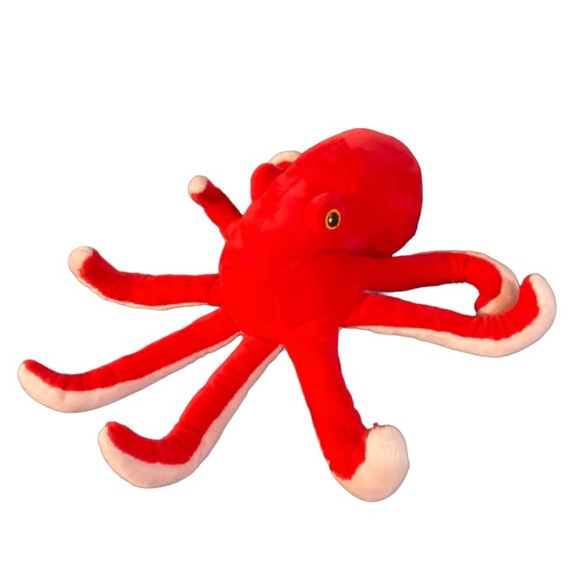 Ocean Wise | Toys | Ocean Wise 4 Red Pink Plush Stuffed Animal Octopus ...